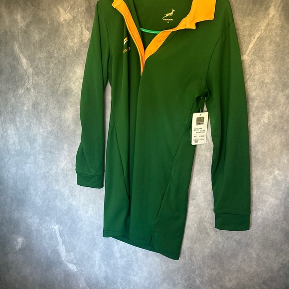 springboks | Dresses | Springboks Green Yellow Rugby Polo Dress | Poshmark